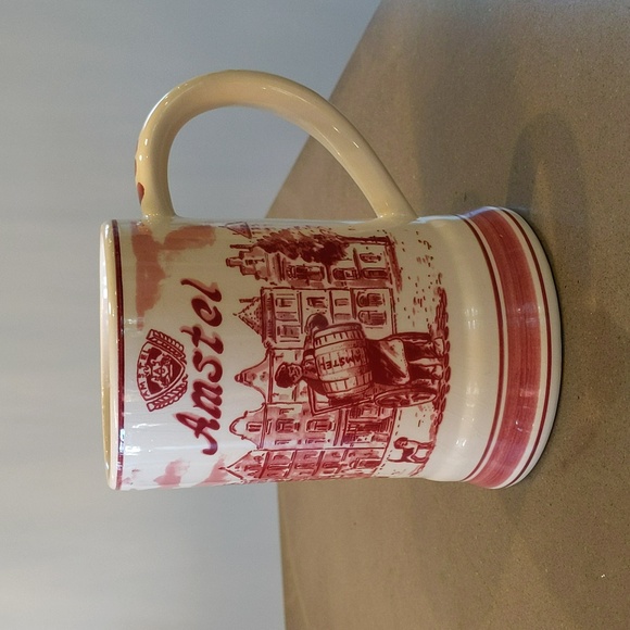 Dining | Vintage Amstel Delft Red Beer Mug Holland | Poshmark